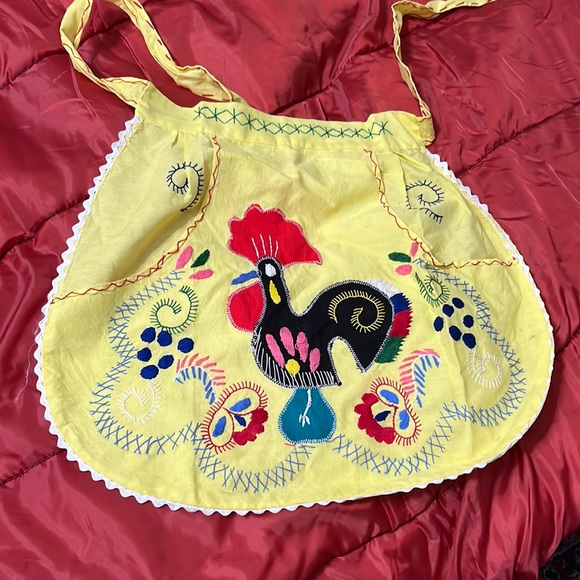 Accessories | Vintage Waist Chicken Apron With Clothespin Pocket ...